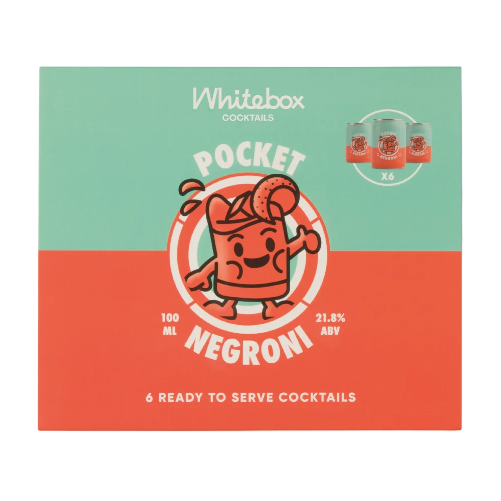 Whitebox Pocket Negroni Gift Box | 10cl Cans | DrinksOne