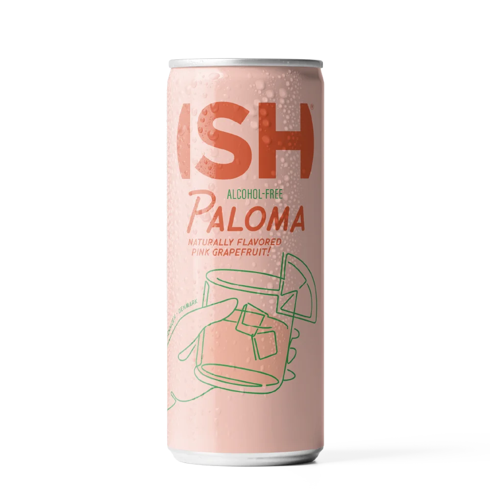 ISH Non Alcoholic Paloma Cocktail | 25cl Can | DrinksOne